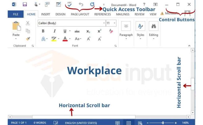 MS Word – MS Word Interface, Features, and Importance